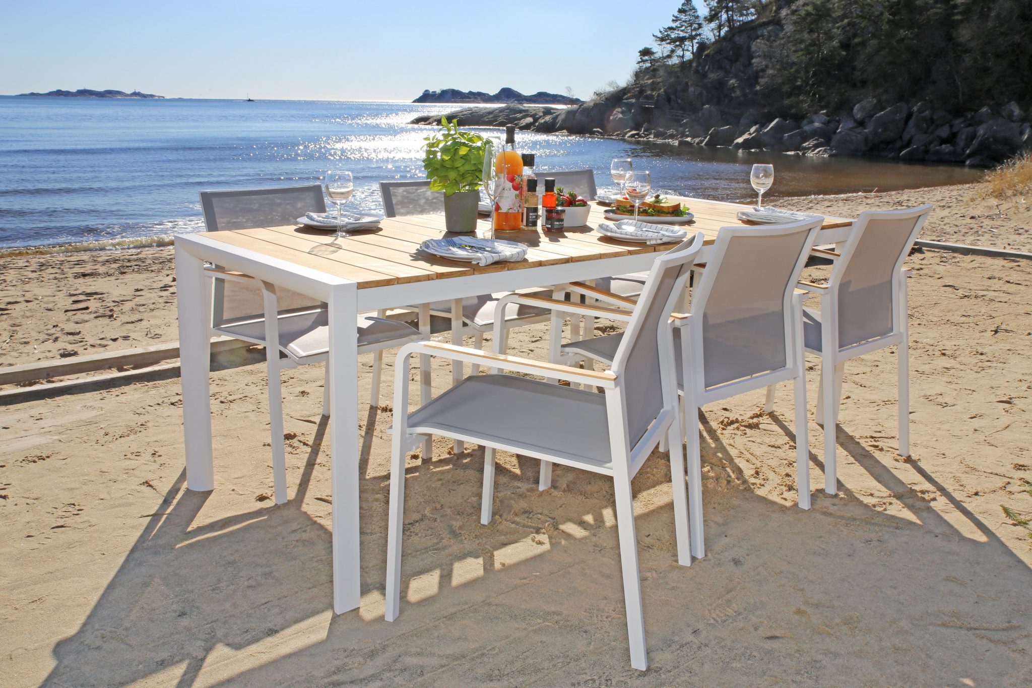 Hagesofabord med hev senk | Størst utvalg & best pris | Oakland.no