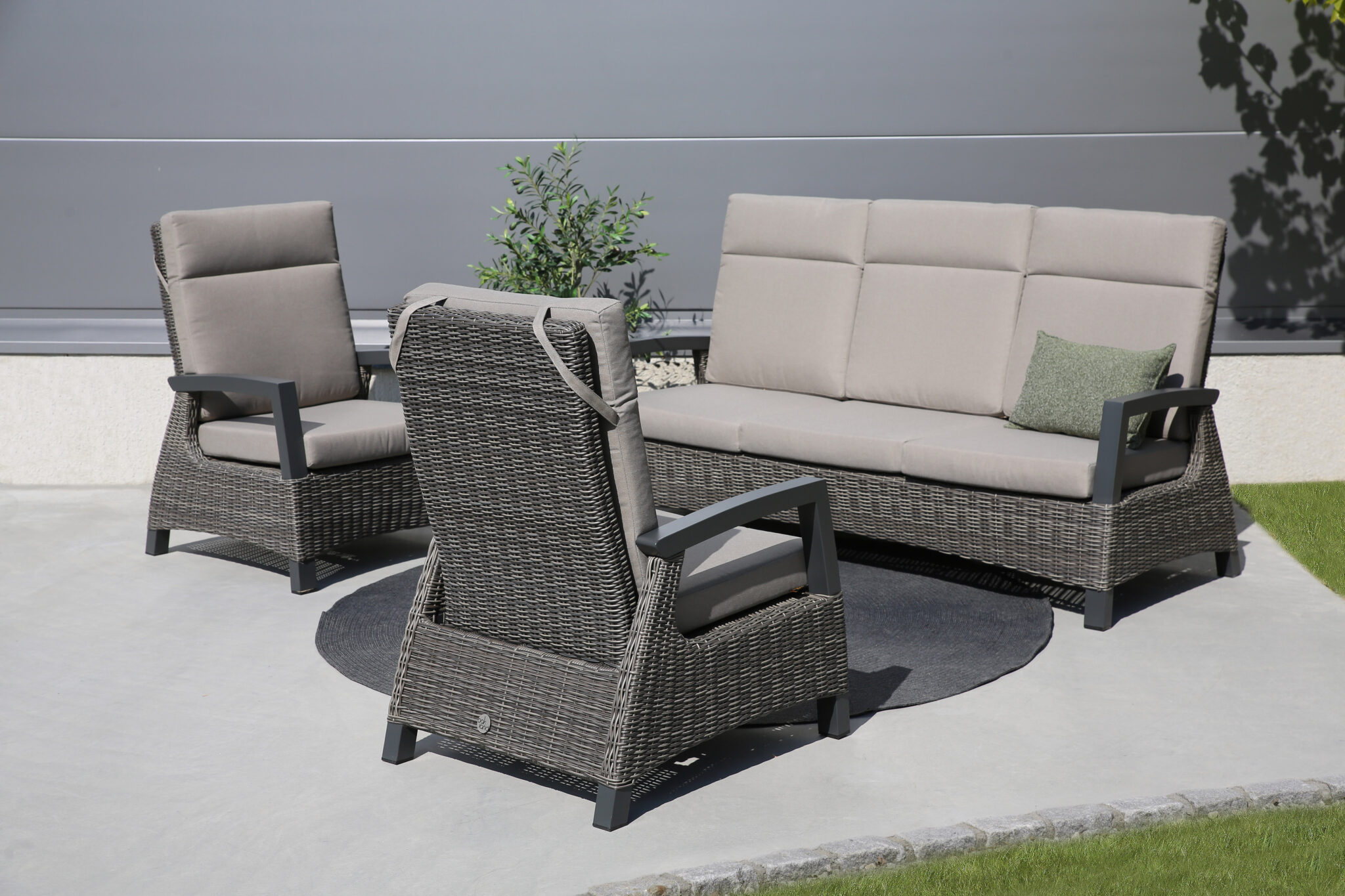 Recliner hagegruppe 3+1+1 - rotting - Oakland